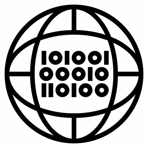 binary code data programming coding icon download on iconfinder