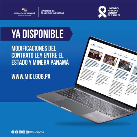 Contrato modificado entre el Estado y Minera Panamá MICI