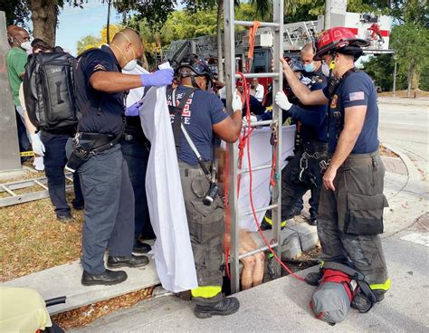 Missing Woman Found Naked Rescued From Storm Drain In Florida Miami