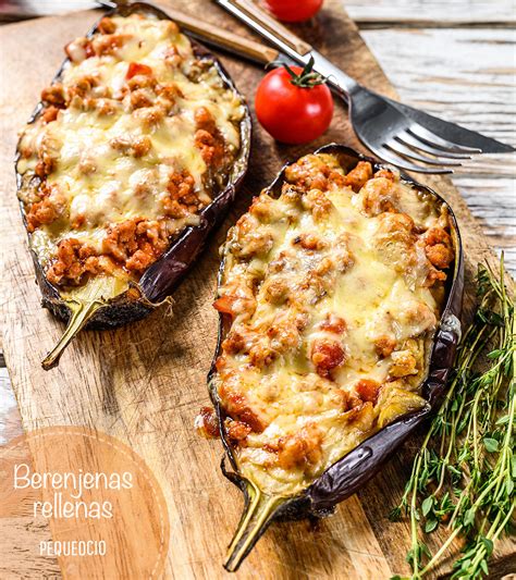 Introducir 88 Imagen Recetas De Berenjenas Rellenas Al Horno Con Queso