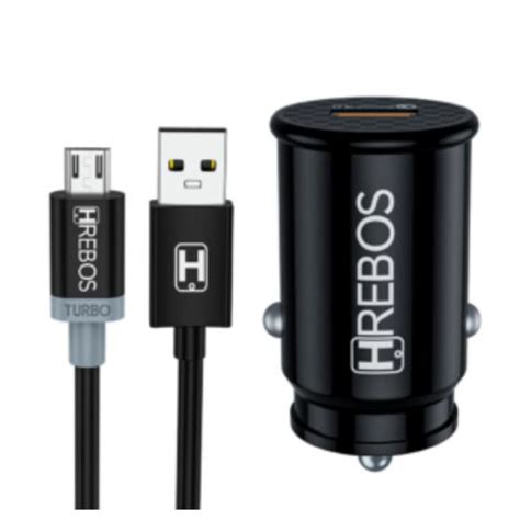 Carregador Veicular Turbo R Pido W Micro Usb V Para Carro Fonte V