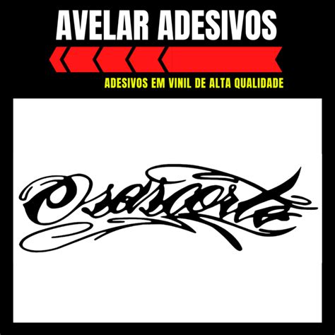 Adesivo Osascorte 28cmx9cm Avelar Adesivos