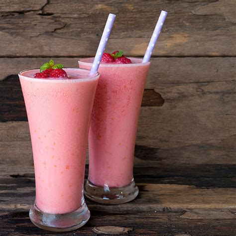 Recette Smoothie Framboises Et Lait D Amande