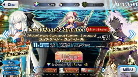 Fate Grand Order 7th Anniversary GSSR GACHA EXE YouTube