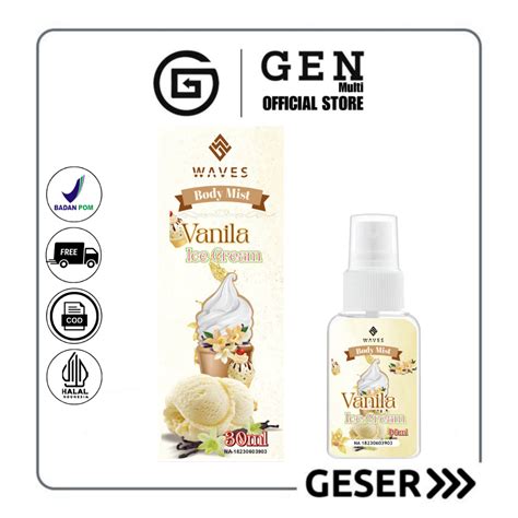 Jual GEN BPOM Parfum Body Mist 30ml Premium Parfum Vanila Ice