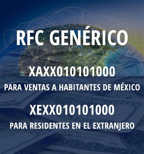 RFC genérico y RFC para clientes extranjeros Factura