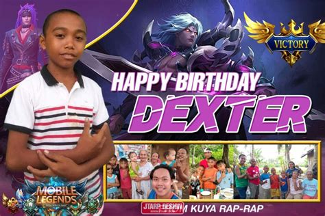 X Happy Birthday Dexter Mobile Legend Martis