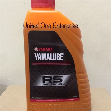 Yamaha Yamalube RS 4T Fully Synthetic SAE 10W 40 Minyak Hitam 100