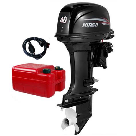 Motor Hidea 40 Hp 2 Tiempos Pata Larga 20 Con Comandos Mundo Nautico