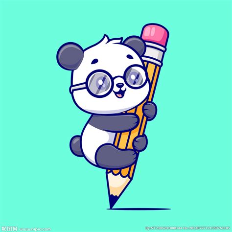 可爱卡通熊猫设计图 卡通设计 广告设计 设计图库 昵图网nipic