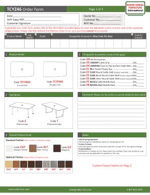 Fillable Online Order Forms Indd Fax Email Print PdfFiller