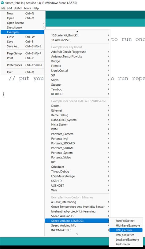 Getting Started With Tensorflow Lite On Seeed Studio Xiao Nrf