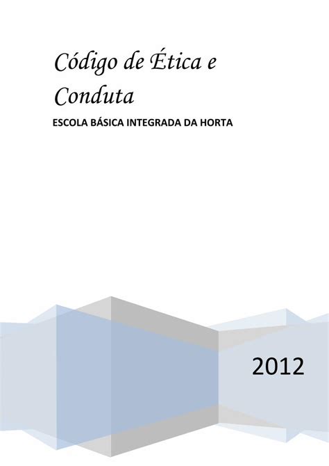 PDF Código de Ética e Conduta do Corpo Discente PDFSLIDE NET