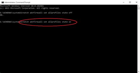 Instructions To Enable Disable Windows Firewall With Command Prompt