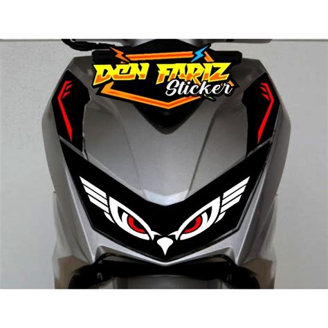 Jual Stiker Lampu Depan Beat Deluxe Stiker Lampu Beat New Stiker Lampu