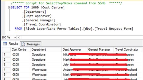 help with workflow custom query to microsoft sql database laserfiche answers