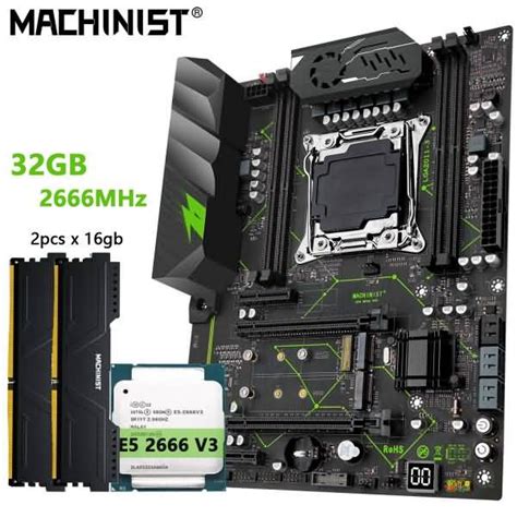Buy Machinist X99 MR9A PRO Motherboard With Xeon E5 2666 V3 CPU And