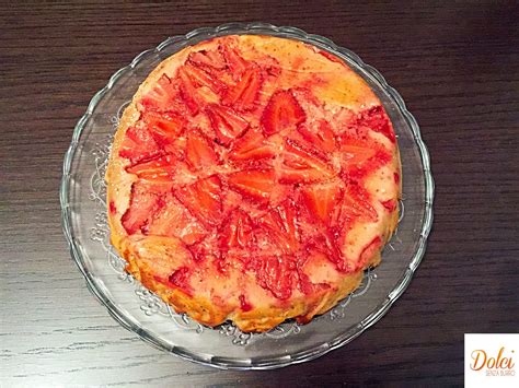 Torta Rovesciata Alle Fragole Senza Burro Recipe Sweet Cakes Food