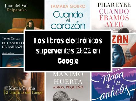 Los 20 libros electrónicos más vendidos en 2022 a través de Google Play