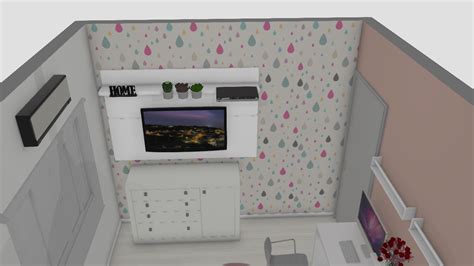 Quarto Manuela De Rodrigo Planta 3D Mooble