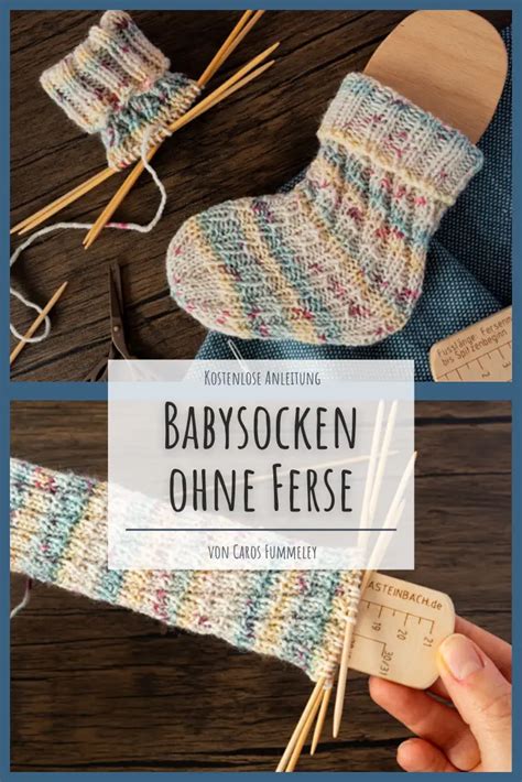Babysocken Stricken Ohne Ferse Kostenlose Anleitung
