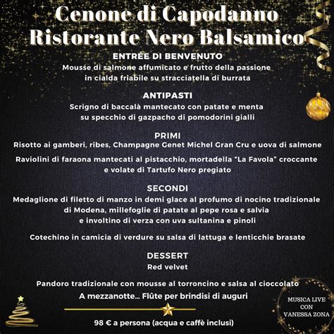 Menu Del Cenone Di Capodanno 2022