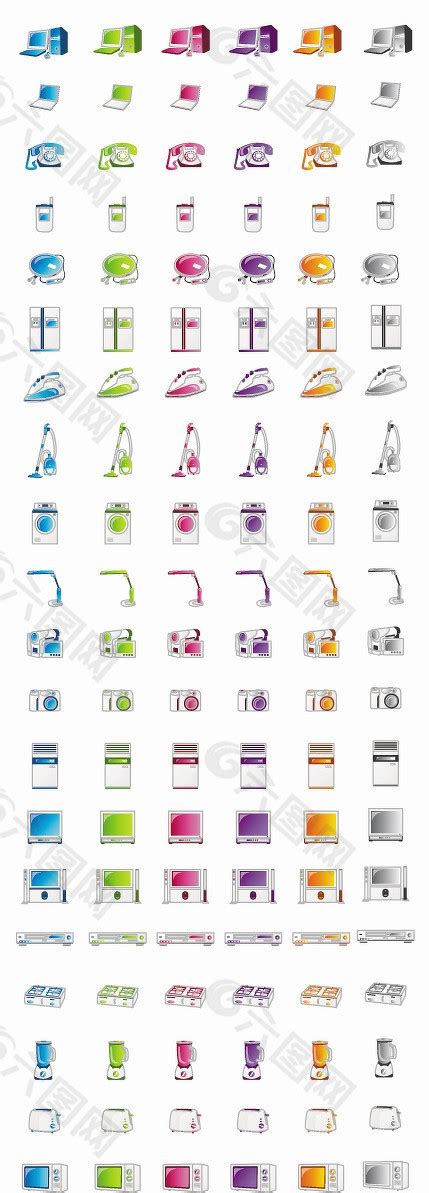 电子产品图标矢量素材设计元素素材免费下载 图片编号 4004333 六图网