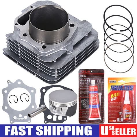Cylinder Piston Rings Gasket Top End Kit For Honda 1998 2004 Foreman