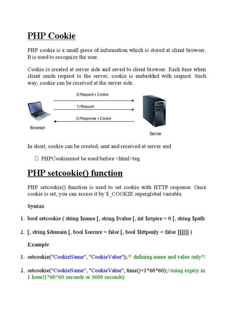 php cookie pdf