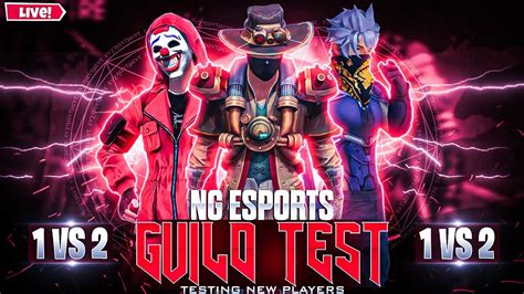 FREE FIRE LIVE GUILD TEST CUSTOM ROOM FF LIVE GUILD TEST FREE FIRE