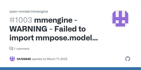 Mmengine WARNING Failed To Import Mmpose Models Please Check The