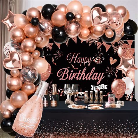 Black And Rose Gold Theme The Perfect Color Combination For A