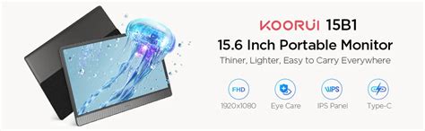 Koorui High Quality 15 6 Inch 2k 4k Extended Touch Screen Portable