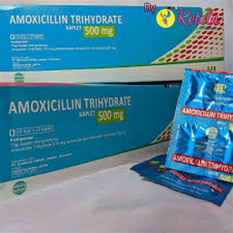 Jual Amoxicillin Mg Strip Capsul Gen Hj Shopee Indonesia