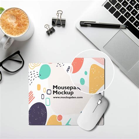 Best Free Mouse Pad Mockup Psd Templates Mockup Den