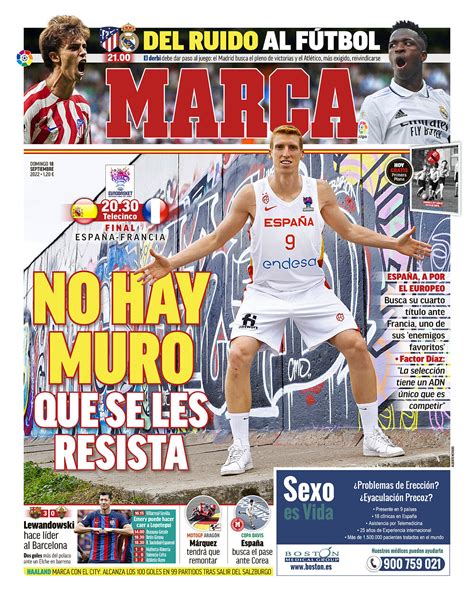 Las Portadas De La Prensa Deportiva Del 18 De Septiembre Foto 2 De 12