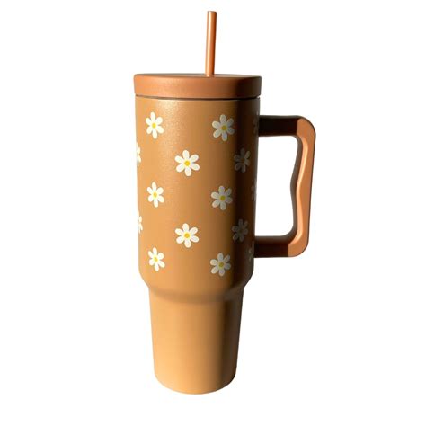Kubek Termiczny Z Uchwytem I S Omk Ml Caramel Stokrotki Inna