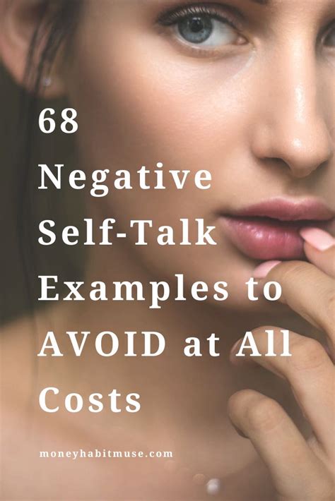 Negative Self Talk Examples To Avoid At All Costs Negative Self