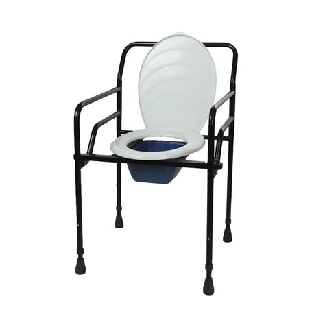 Sedia Da Toilette Con Braccioli W1110 WingMED Con Secchio Ad