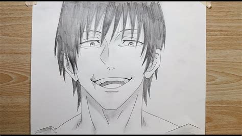 How To Draw Toji Fushiguro Jujutsu Kaisen Step By Step YouTube