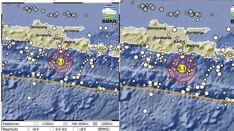 Breaking News Gempa Bumi Magnitudo 5 1 Guncang Kabupaten Malang