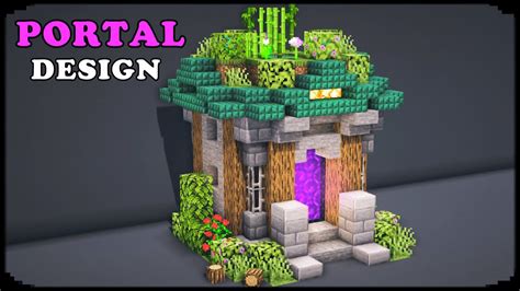 Minecraft How To Build NETHER PORTAL Minecraft Nether Portal Ideas