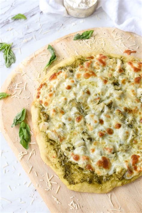Chicken Pesto Pizza Recipe From Your Homebased Mom