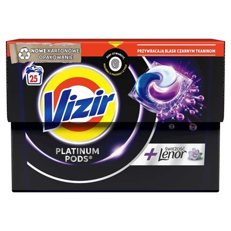 Kapsułki do prania Vizir Platinum PODS do ciemnych ubrań 25 prań