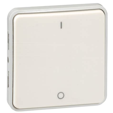 Interrupteur bipolaire étanche Plexo composable IP55 10AX 250V blanc