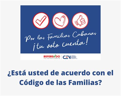 Qué debes conocer sobre el Referendo del nuevo Código de las Familias