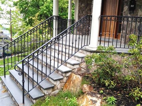 Outdoor Wrought Iron Stair Railing