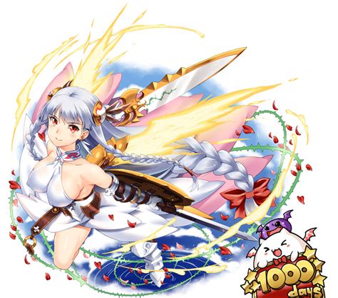 Valkyrie And Light Valkyrie Puzzle Dragons Drawn By Shinozuka
