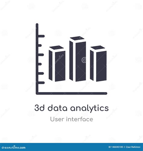 Icono Dual Del Esquema De Las Barras Del Analytics De Los Datos D L