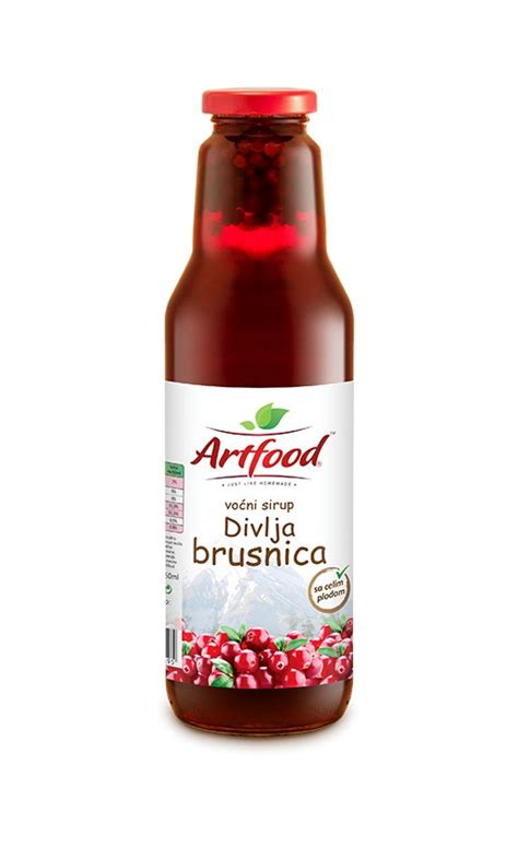 Voćni sirup divlja brusnica Efedra